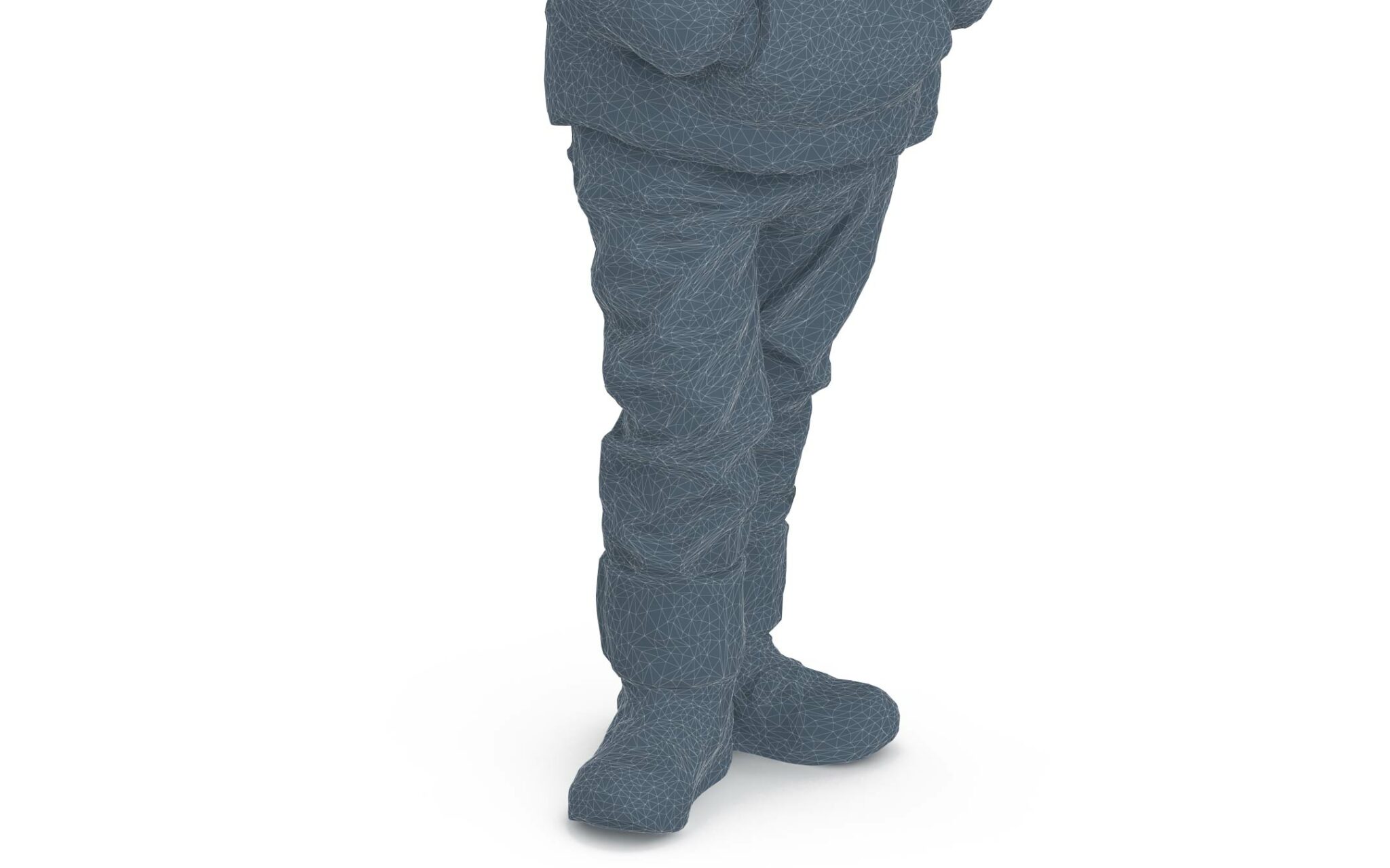 3d girl in winter clothes - scanned 3d model - Renderbot