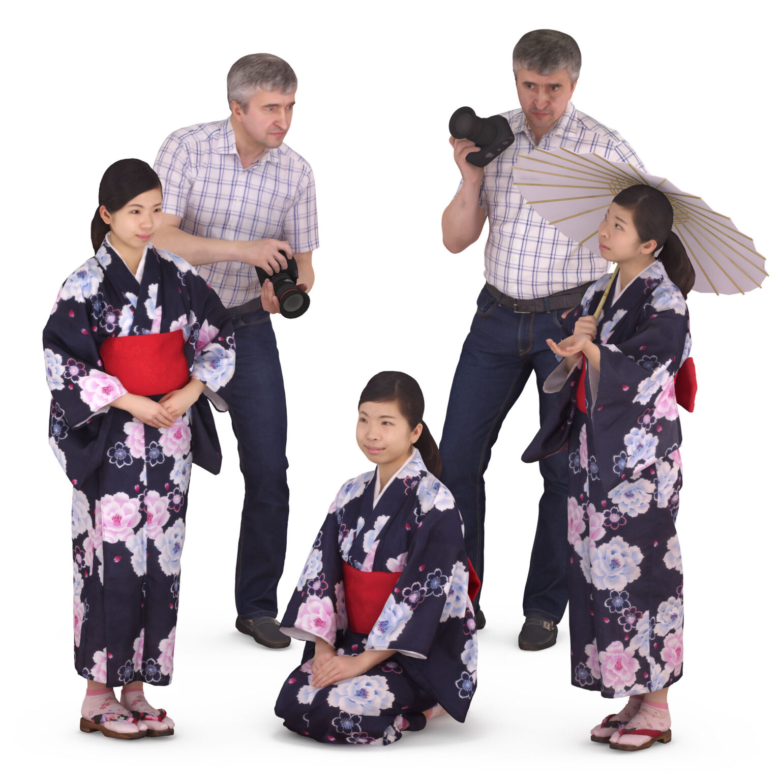 Cameraman 3D Model - by Renderbot LLC