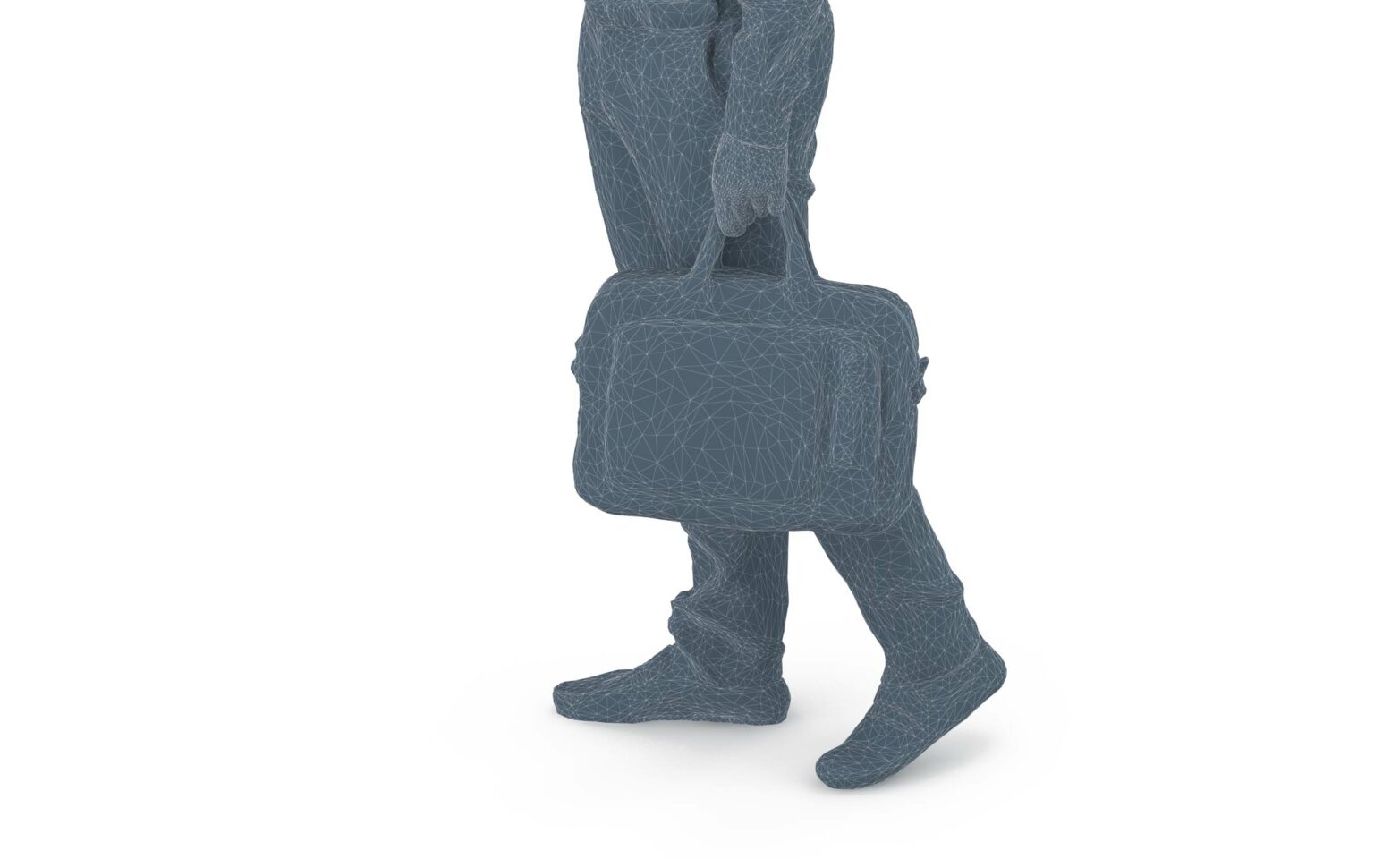 3d man talking on the phone - scanned 3d models - Renderbot