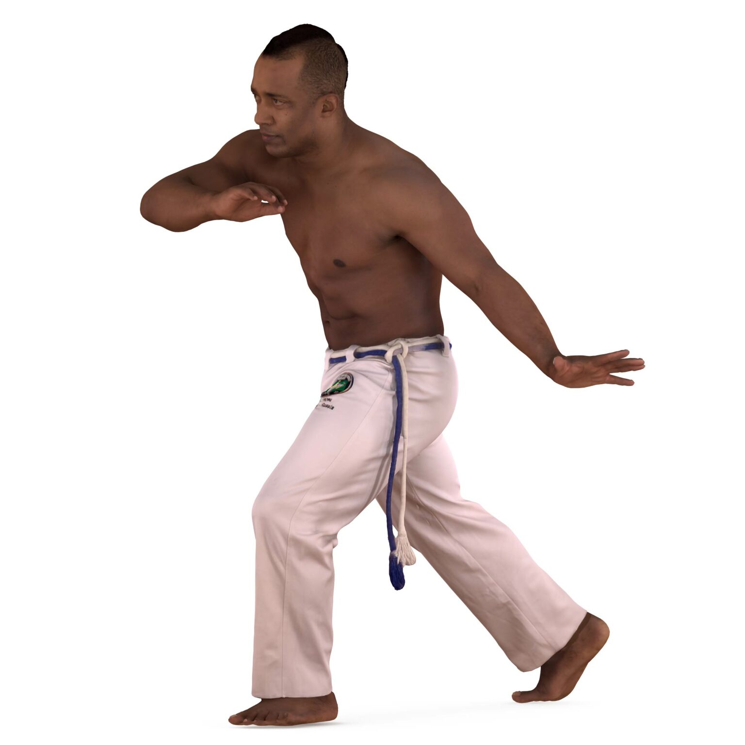 Capoeira 3d man - scanned 3d models - Renderbot