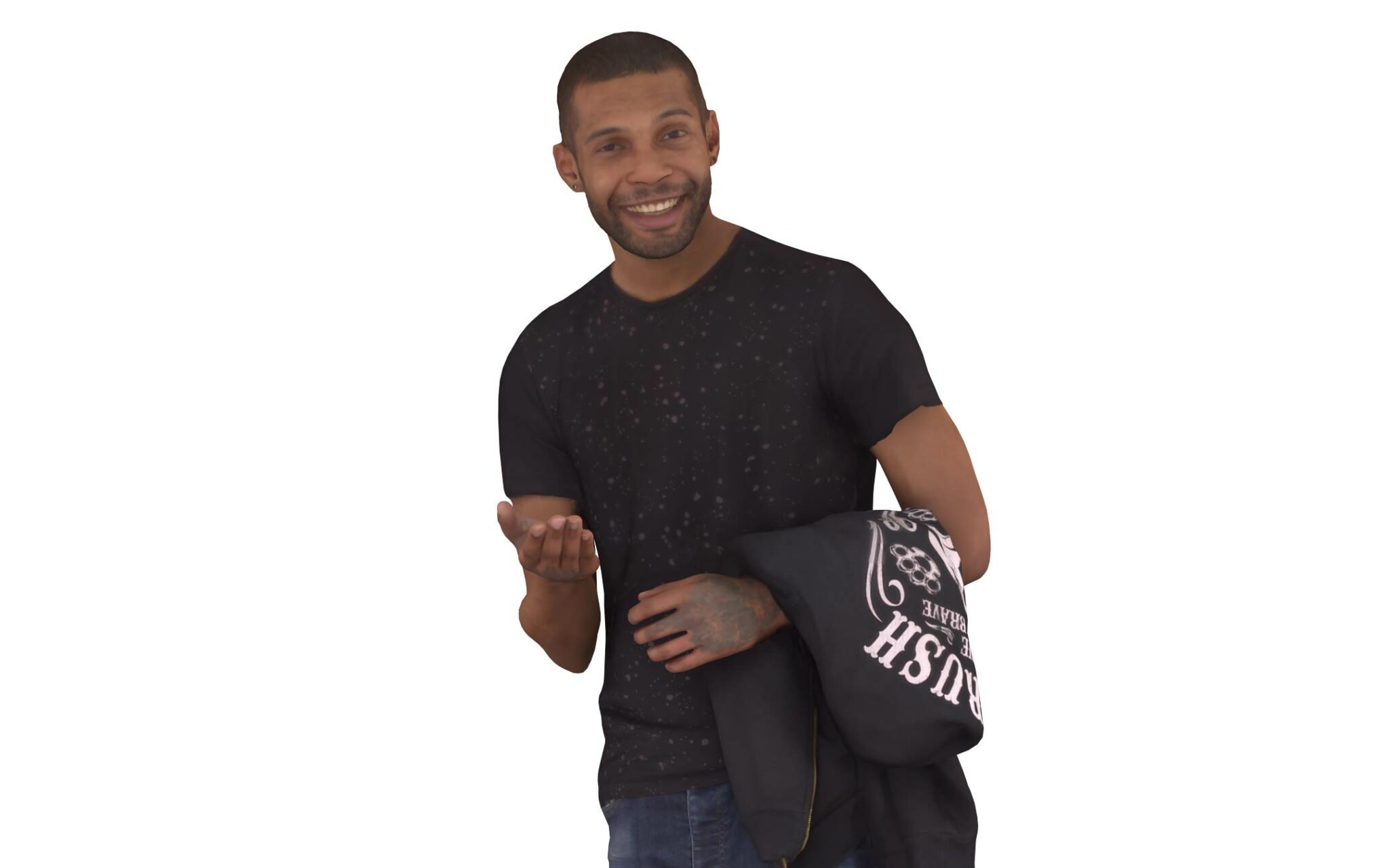 3d man speaking - scanned 3d models - Renderbot