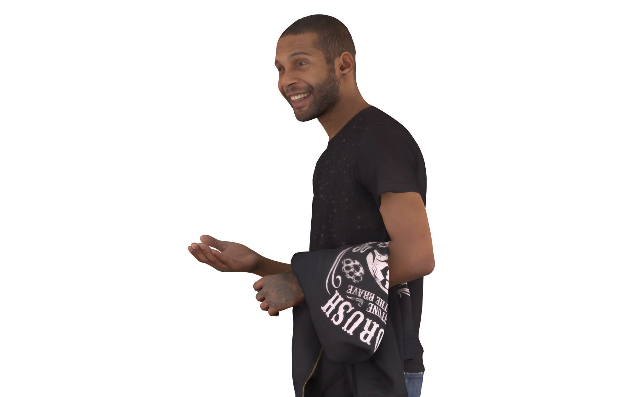 3d man speaking - scanned 3d models - Renderbot