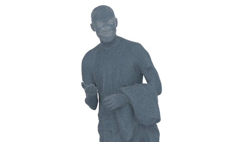 3d man speaking - scanned 3d models - Renderbot