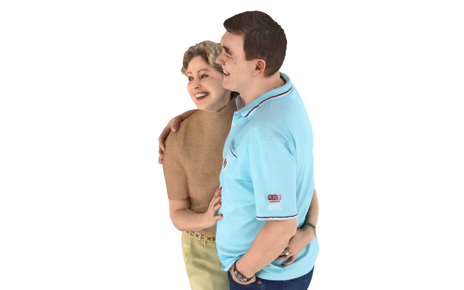 Married couple 3d people - scanned 3d models - Renderbot