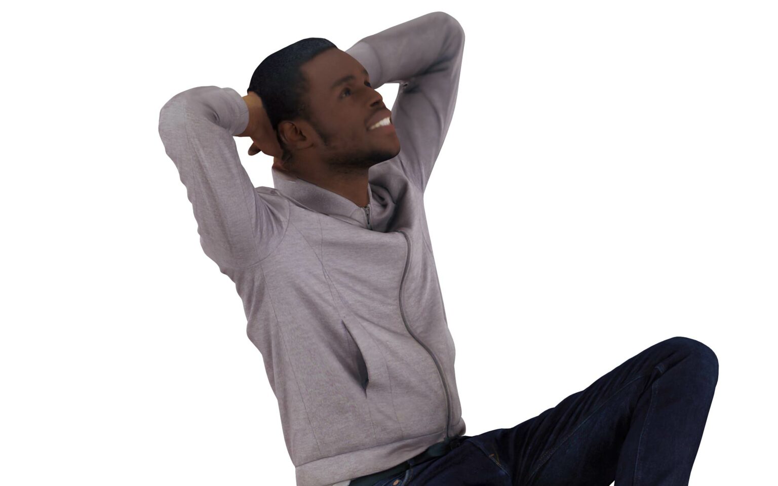 3d people collection - Sitting people - scanned 3d models - Renderbot