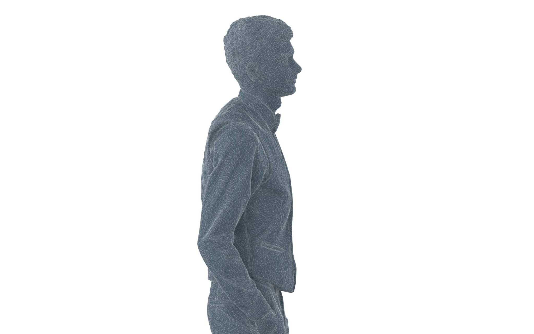 3d scanned indian man - standing position - scanned 3d models - Renderbot