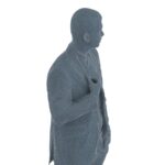 3d scanned man - blue suit - scanned 3d models - Renderbot