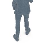 3d scanned man - blue suit - scanned 3d models - Renderbot
