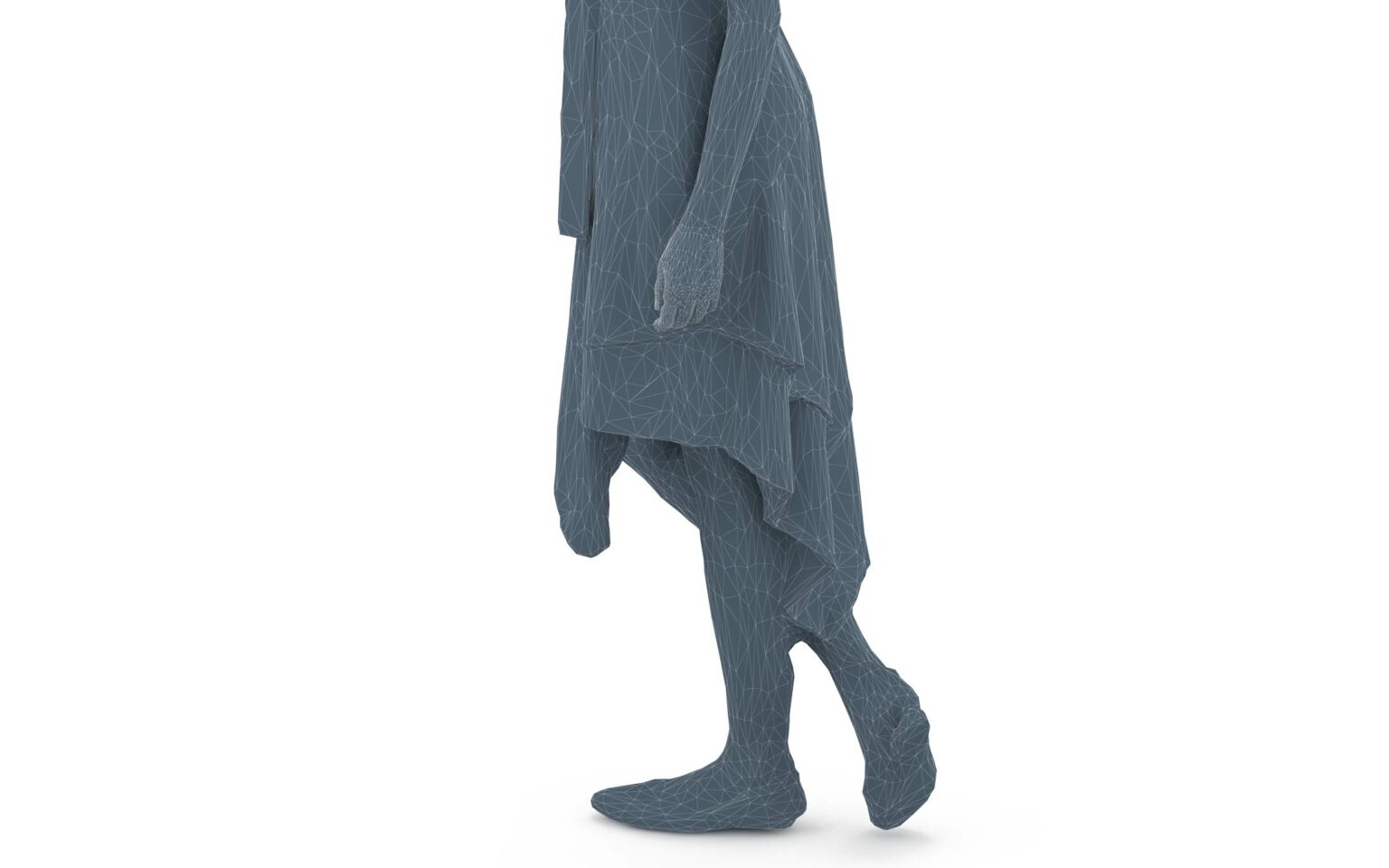 3d scanned woman - glass in hand - scanned 3d models - Renderbot